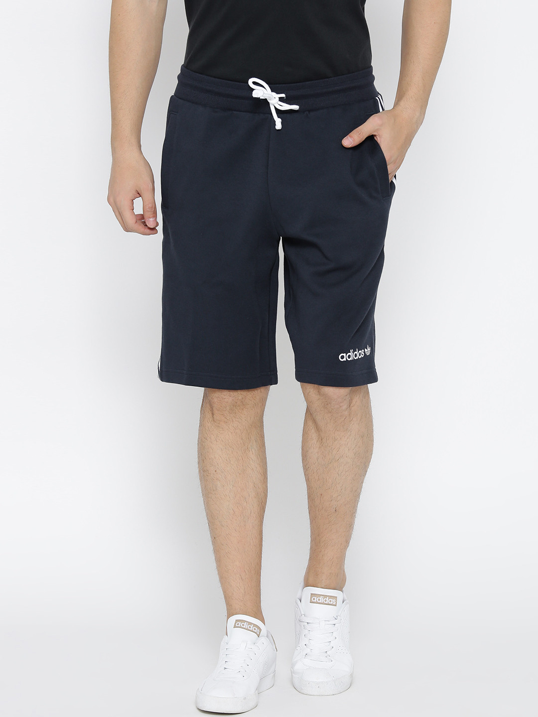 Buy ADIDAS Originals Men Navy Blue OS 70 Solid Regular Fit Sports ...