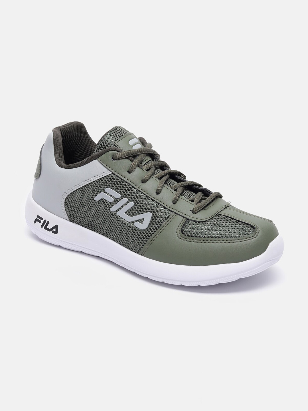 Buy FILA Men Olive Green Running Non Marking Suran Shoes - Sports Shoes ...