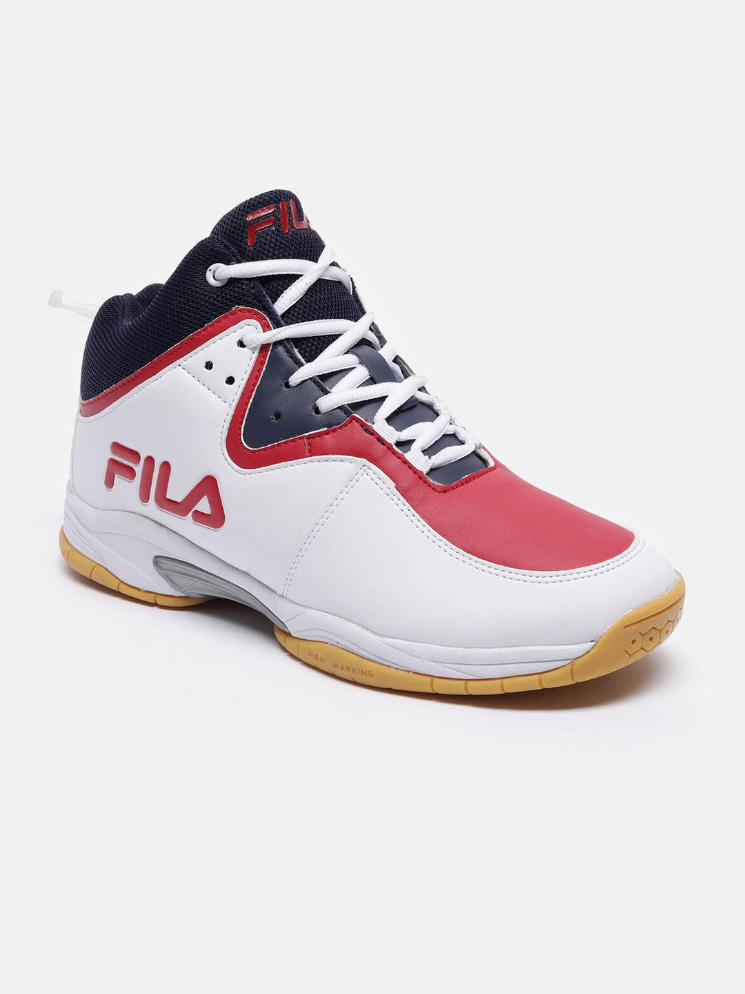 Buy FILA Men White Basketball Non Marking Shoes - Sports Shoes for Men ...