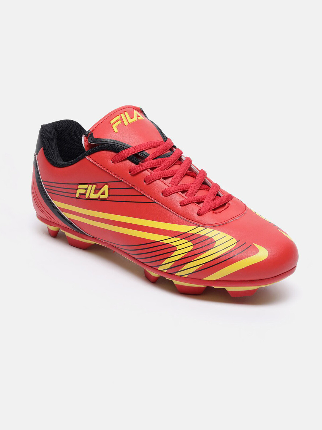 Buy FILA Men Red Football Non Marking Shoes - Sports Shoes for Men ...