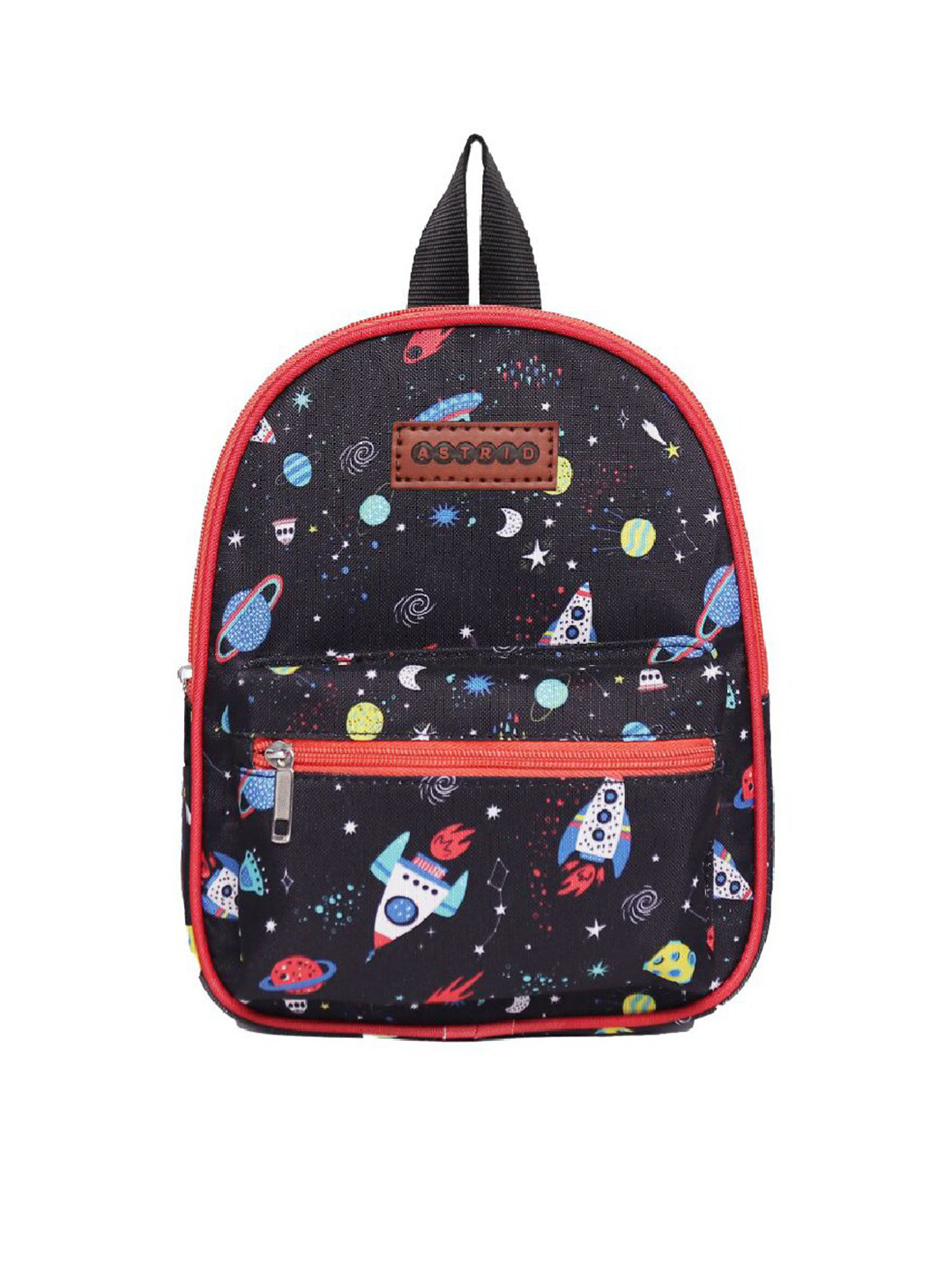 Buy ASTRID Kids Black & Blue Graphic Printed Backpack - Backpacks for ...