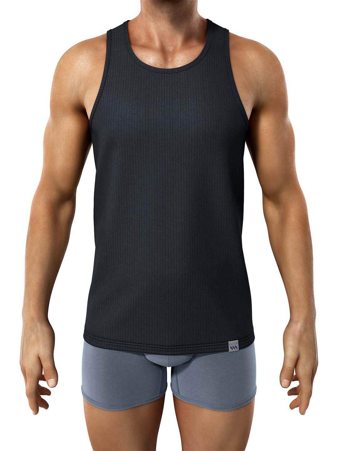 Buy MODERN CREW Premium Bamboo Vest MC VS 002 RF BL - Innerwear Vests ...