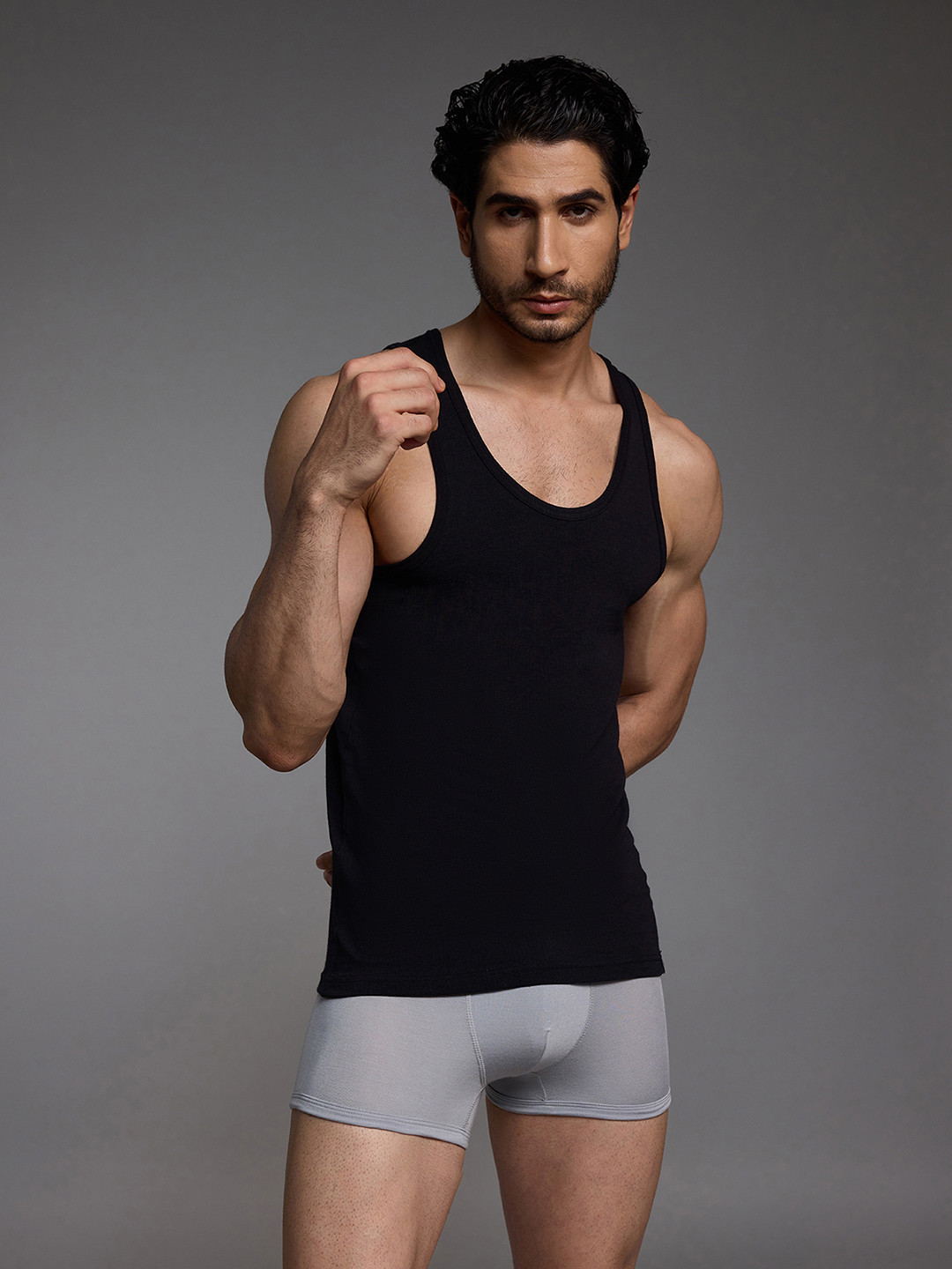 Buy MODERN CREW Premium Bamboo Vest MC VS 002 RF BL - Innerwear Vests ...