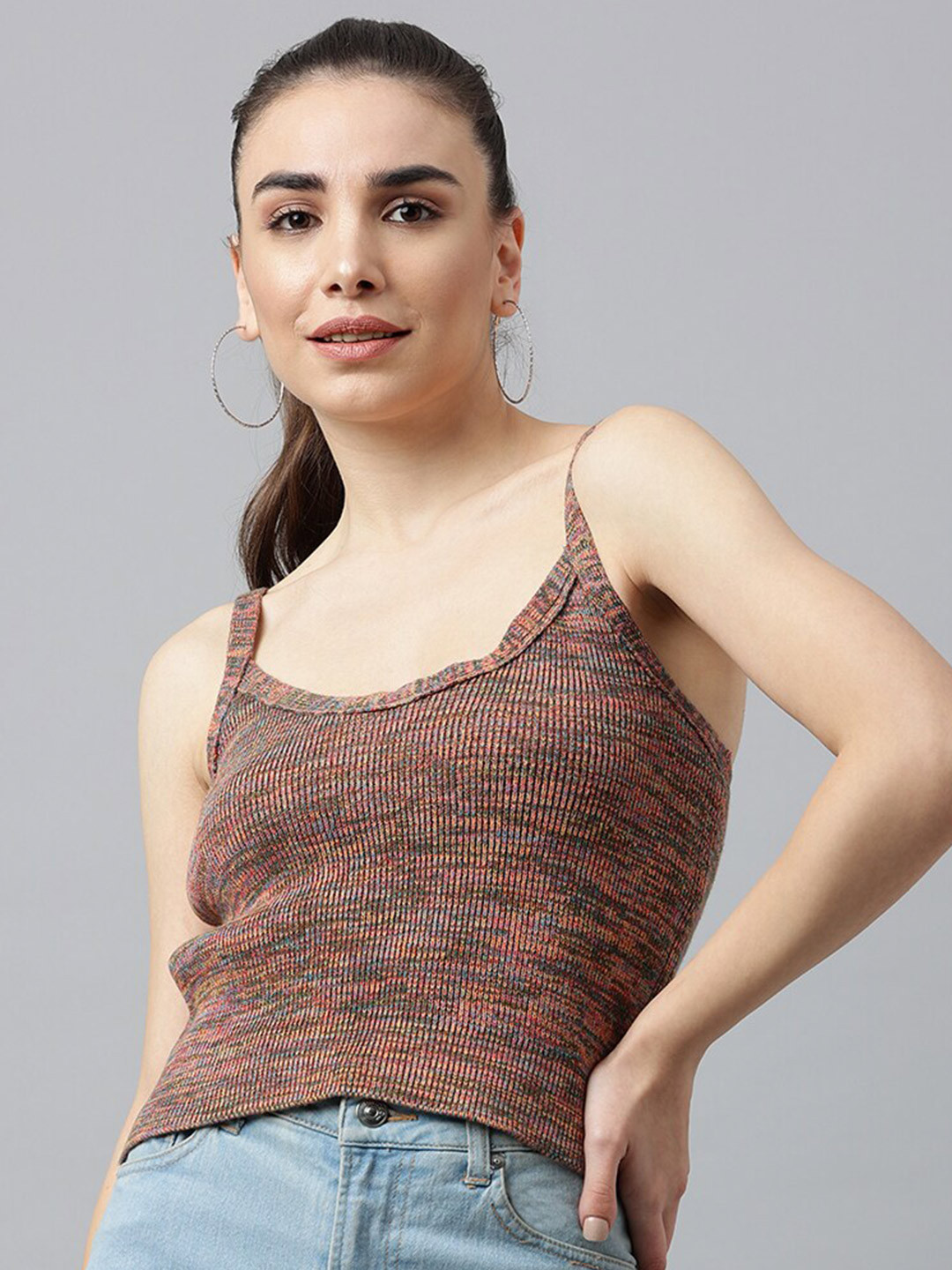 Buy Pritla Multicoloured Organic Cotton Crop Top - Tops for Women 20860900 | Myntra