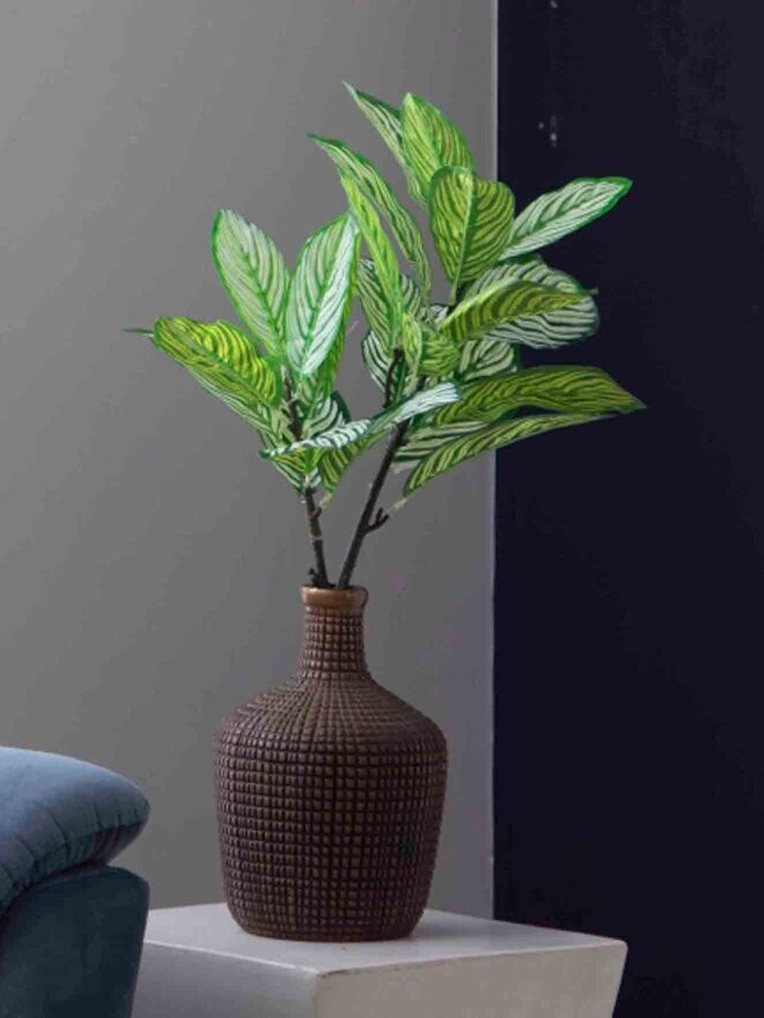 Buy PolliNation Green Artificial Dieffenbachia Plant Without Pot ...