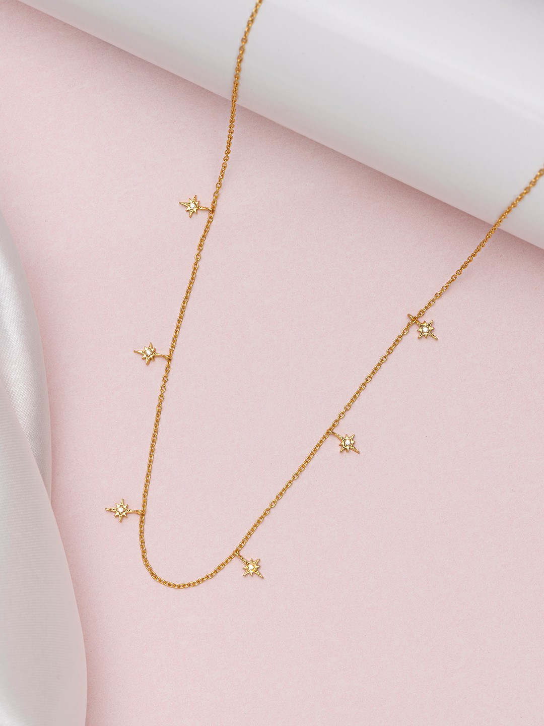 Buy Zavya Gold Toned Silver Gold Plated Chain - Necklace And Chains for ...