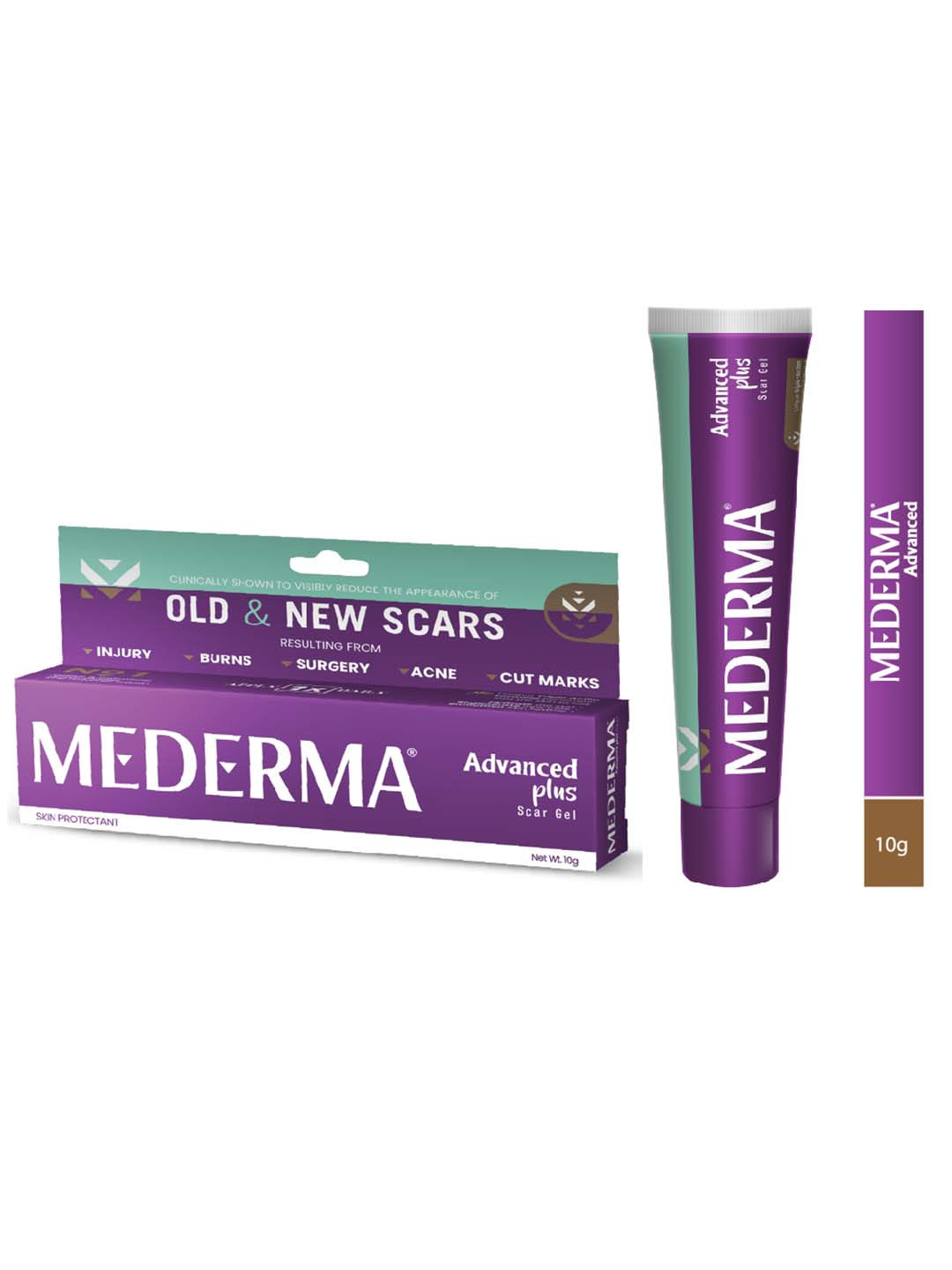 Buy MEDERMA Advance Plus Scar Gel For Old & New Scars 10g - Day Cream ...