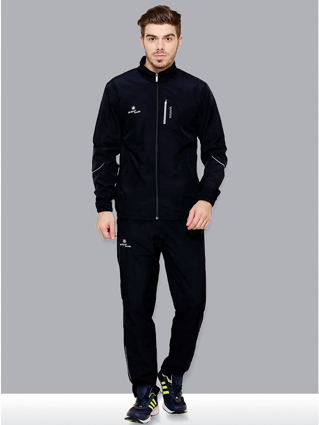 Buy SPORT SUN Men Black Solid Tracksuits - Tracksuits for Men 20873262 ...