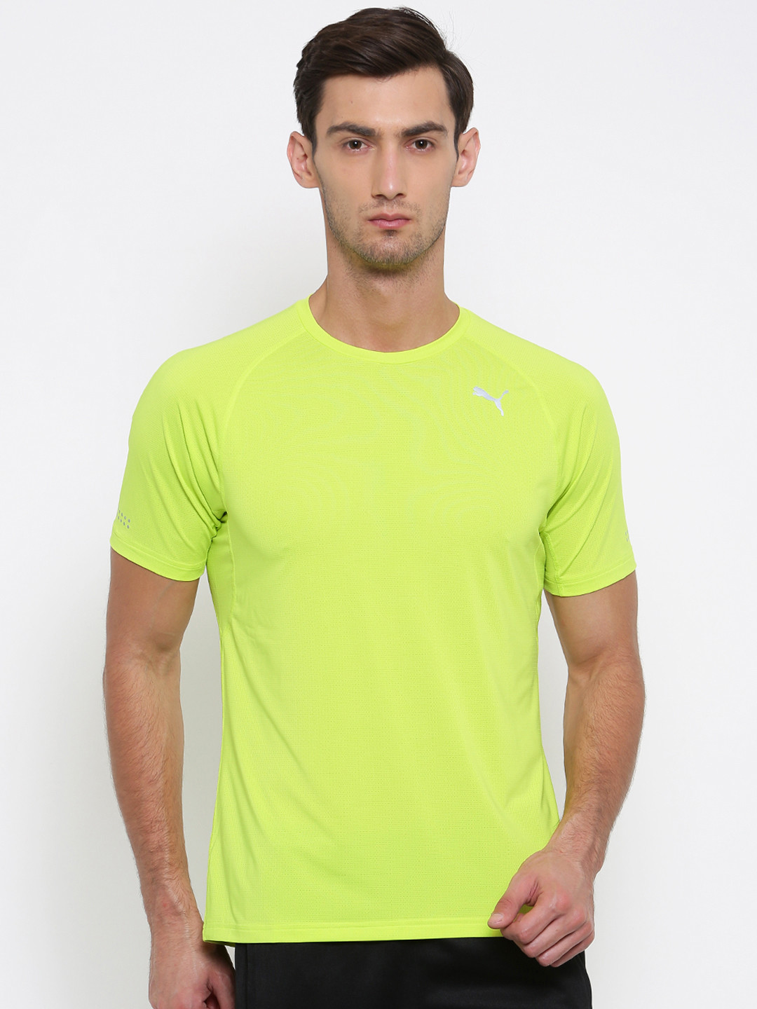 Buy Puma Men Yellow Solid PWRCool T Shirt - Tshirts for Men 2087353 ...