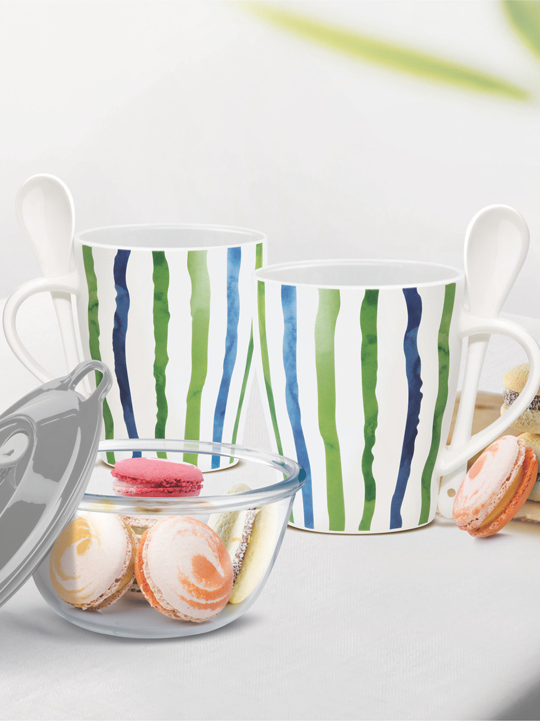Buy Treo Hot N Fresh Diel 3 Pieces Of Ceramic & Glass Glossy Snack Set ...