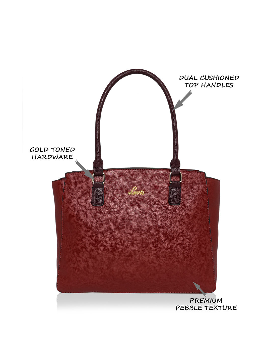 Buy Lavie Red Structured Shoulder Bag - Handbags for Women 20877234 ...