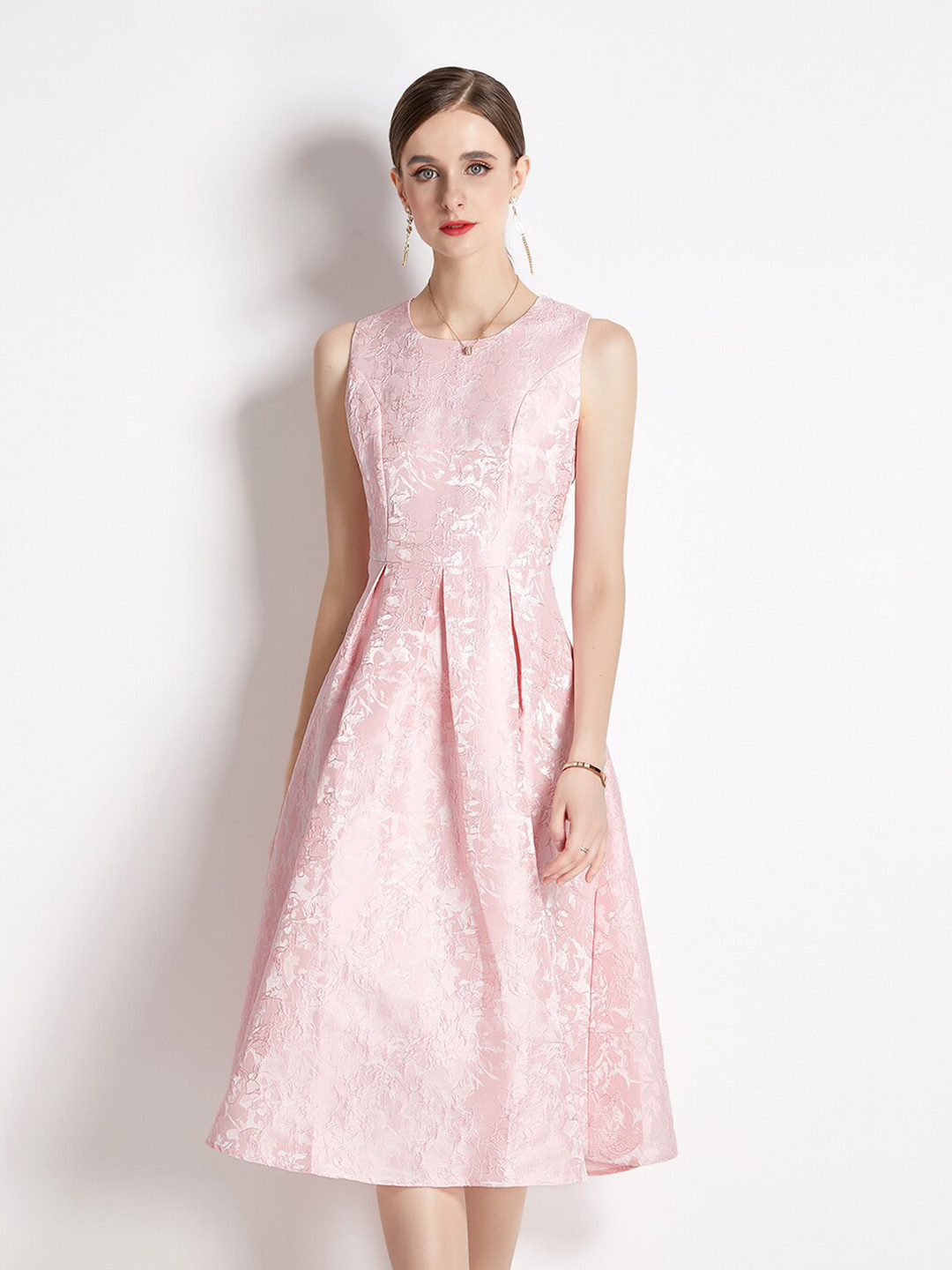 Buy JC Collection Pink Floral Midi Dress - Dresses for Women 20878642 ...