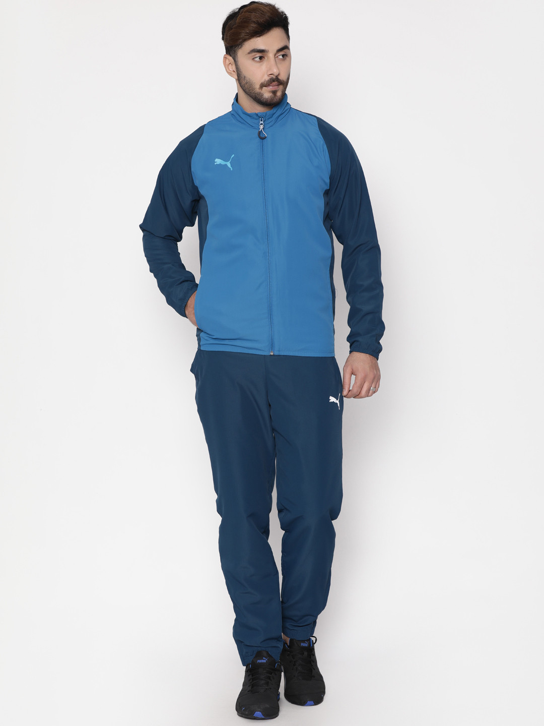Buy Puma Men Blue FtblTRG Tracksuit - Tracksuits for Men 2088145 | Myntra