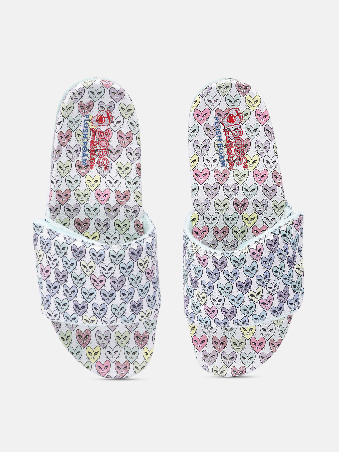 Buy Skechers Women Conversational Print Sliders - Flip Flops for Women ...