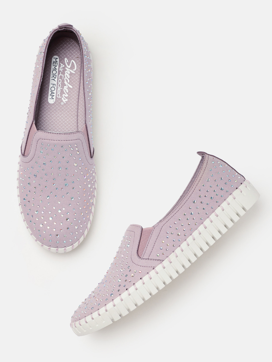 Buy Skechers Women Sepulveda Embellished Slip On Sneakers - Casual ...