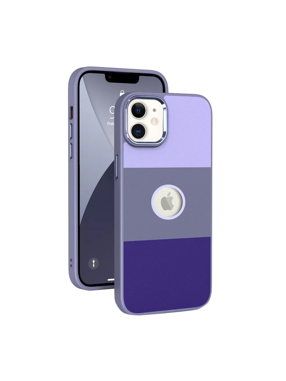 Buy Karwan Purple Leather IPhone 12 Back Case - Mobile Accessories for ...