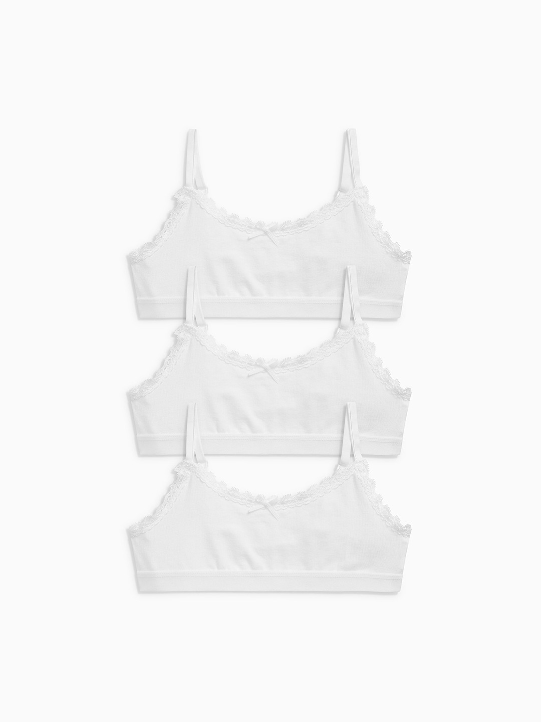 Buy Next Girls Pack Of White Crop Tops - Tops for Girls 2089229 | Myntra