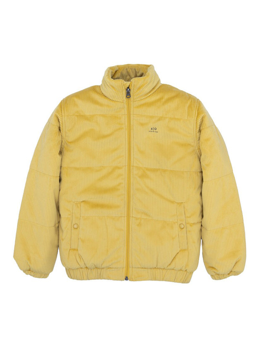 Buy Status Quo Boys Mustard Yellow Padded Jacket - Jackets for Boys ...