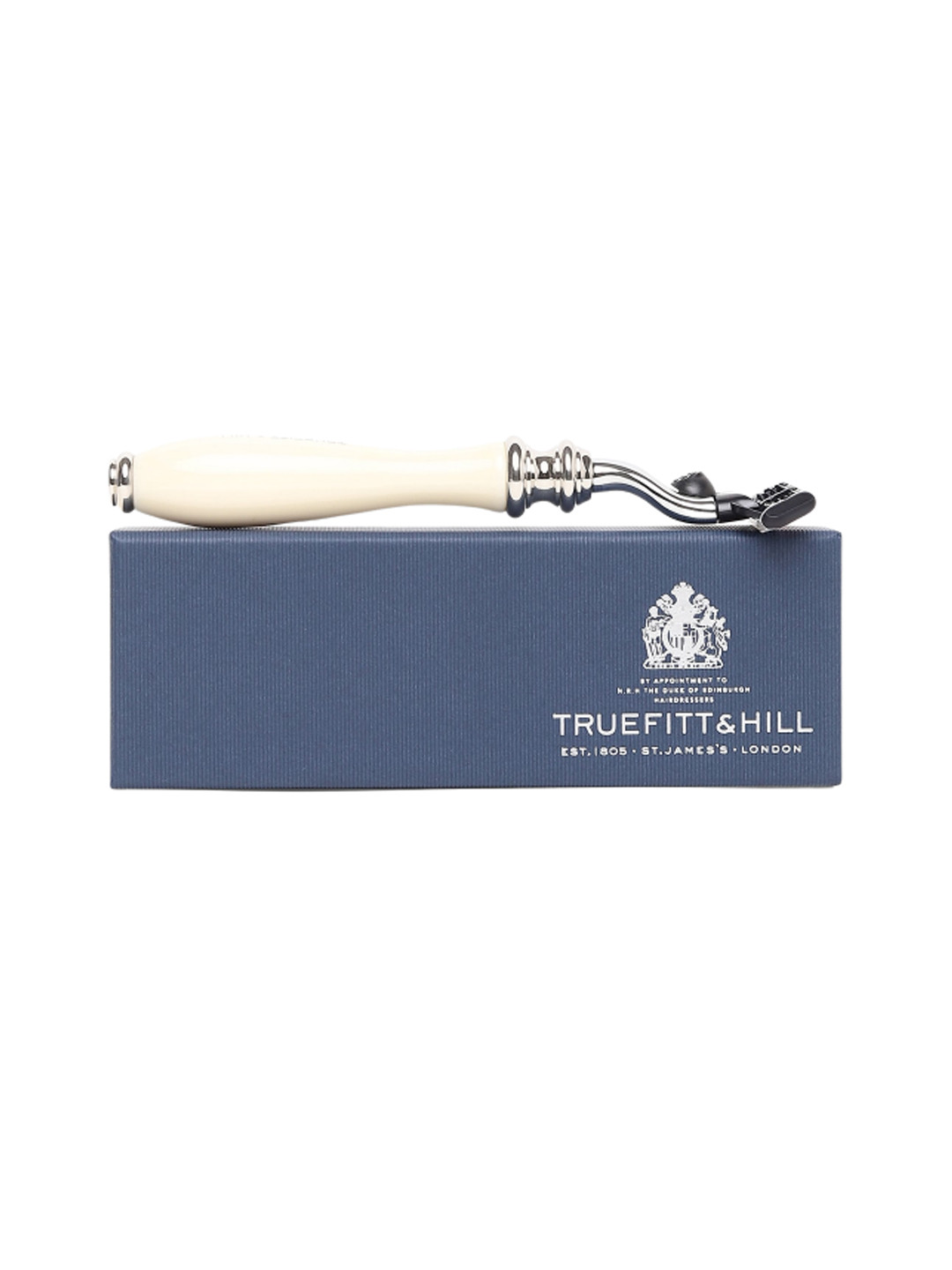 Buy TRUEFITT & HILL Men Faux Ivory Handcrafted Wellington Mach 3 ...