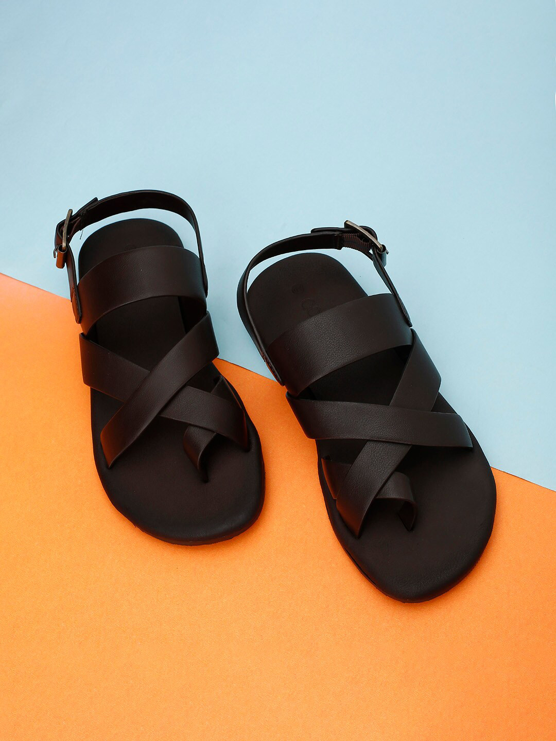 Buy CODE By Lifestyle Men Brown Comfort Sandals - Sandals for Men ...