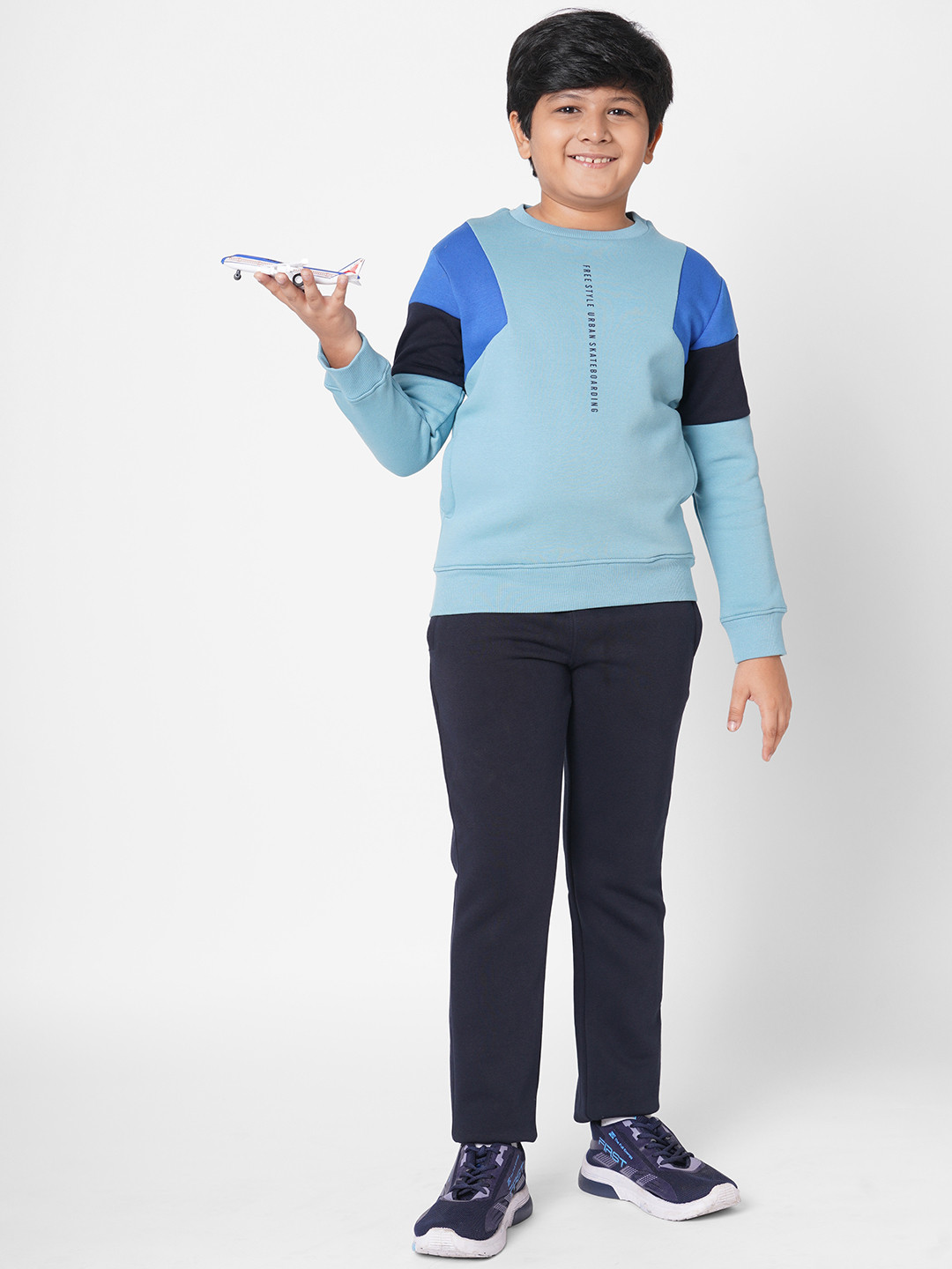 Buy Sweet Dreams Boys Blue Fleece Tracksuits - Tracksuits for Boys ...