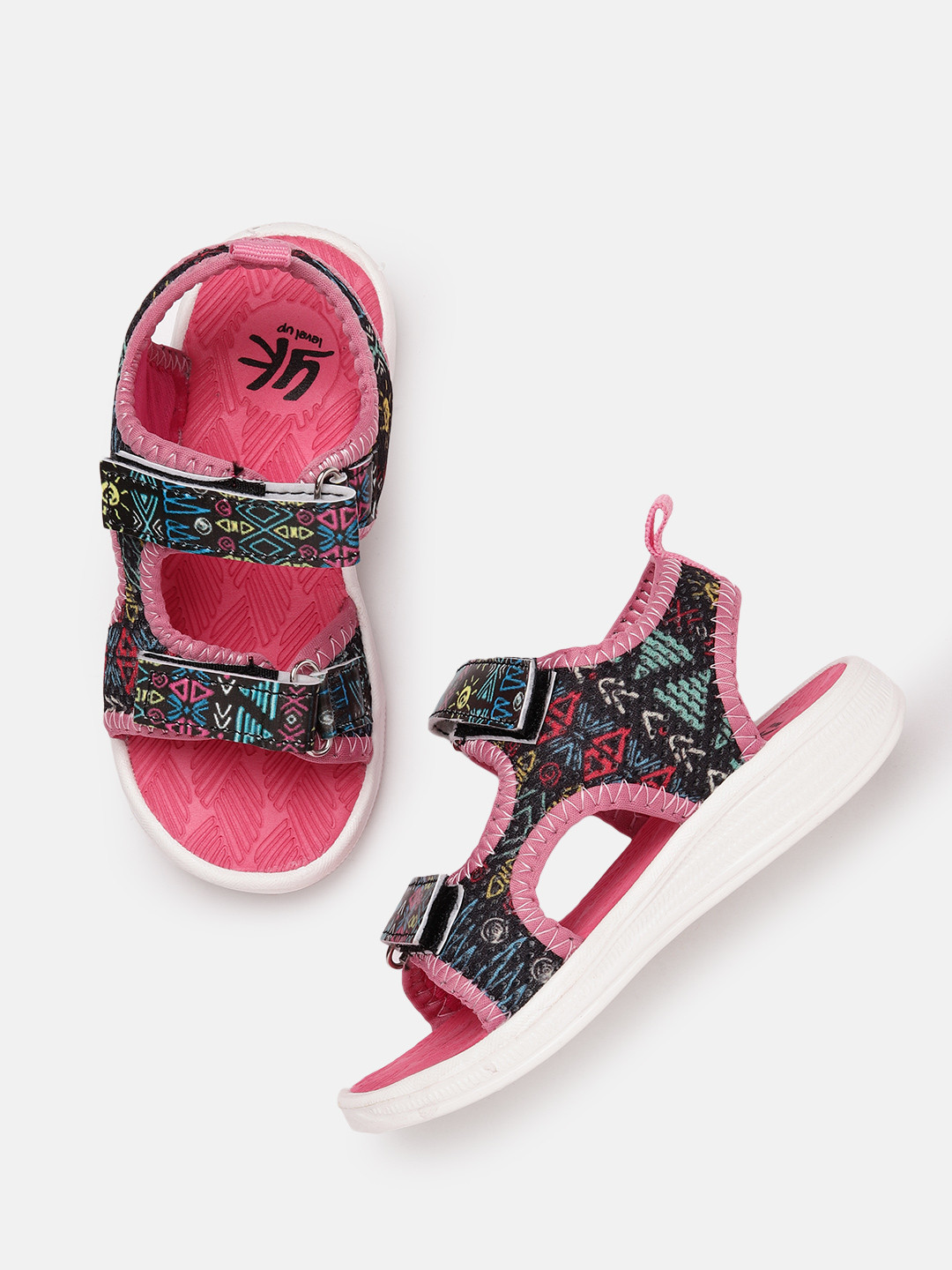 Buy YK Girls Printed Sports Sandals - Sandals for Girls 20910800 | Myntra