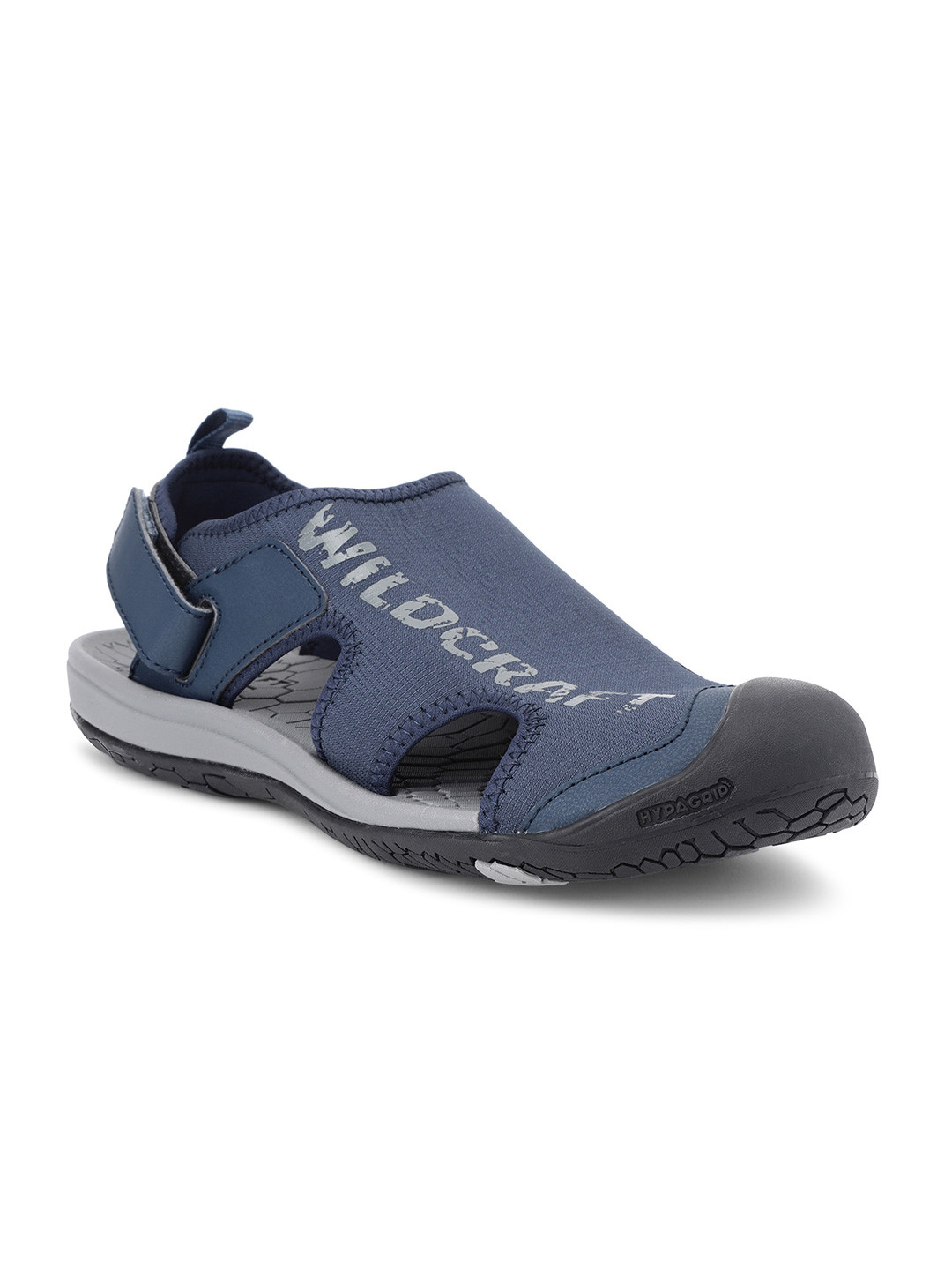 Buy Wildcraft Men Navy Blue & Grey PU Comfort Sandals - Sandals for Men ...