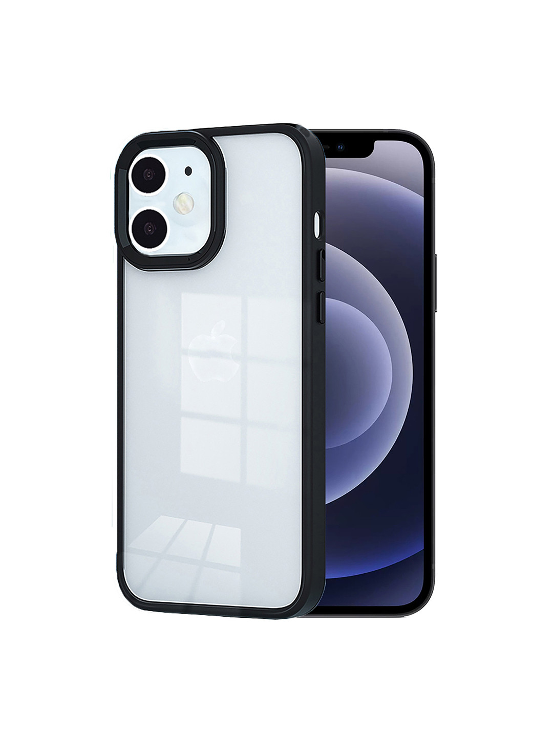 Buy Karwan Transparent & Black IPhone 12 Mini Metal Lens Phone Back ...