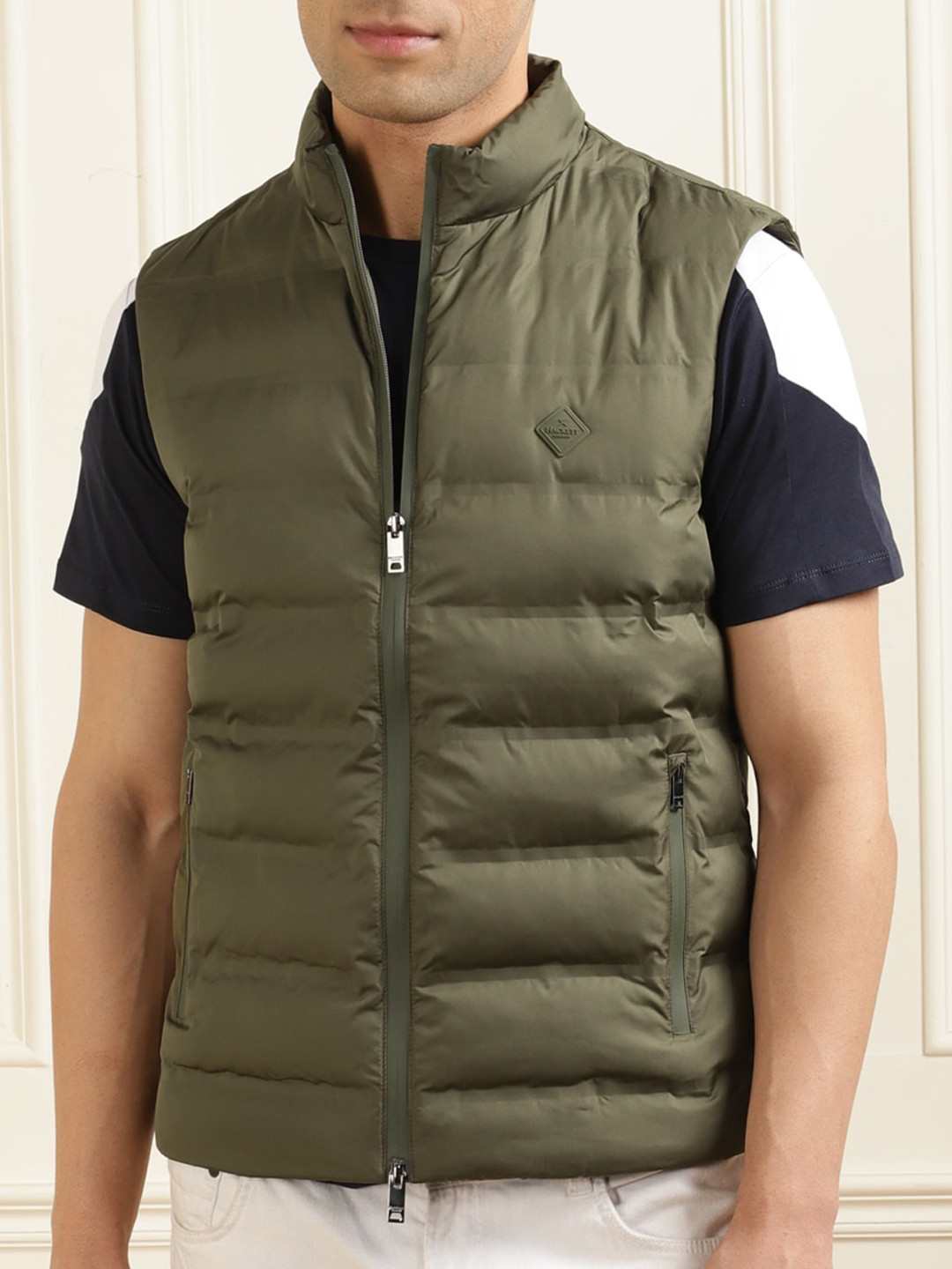 Buy HACKETT LONDON Men Green Padded Jacket - Jackets for Men 20933216 ...