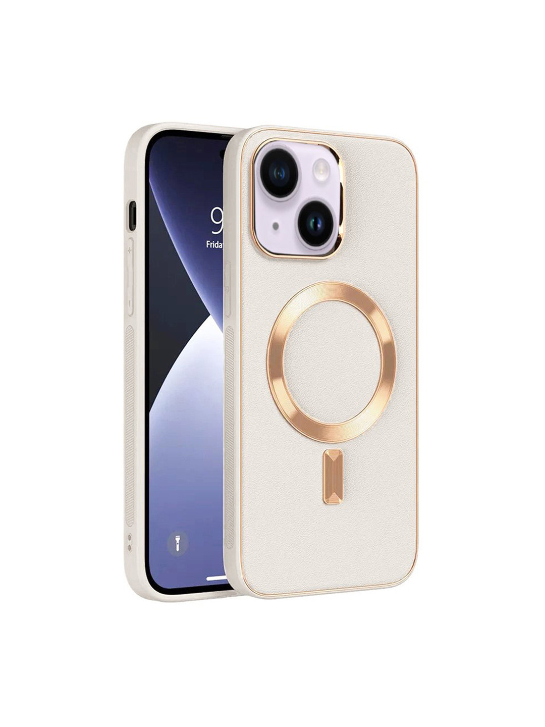Buy Karwan Gold Leather IPhone 14 Back Case - Mobile Accessories for ...