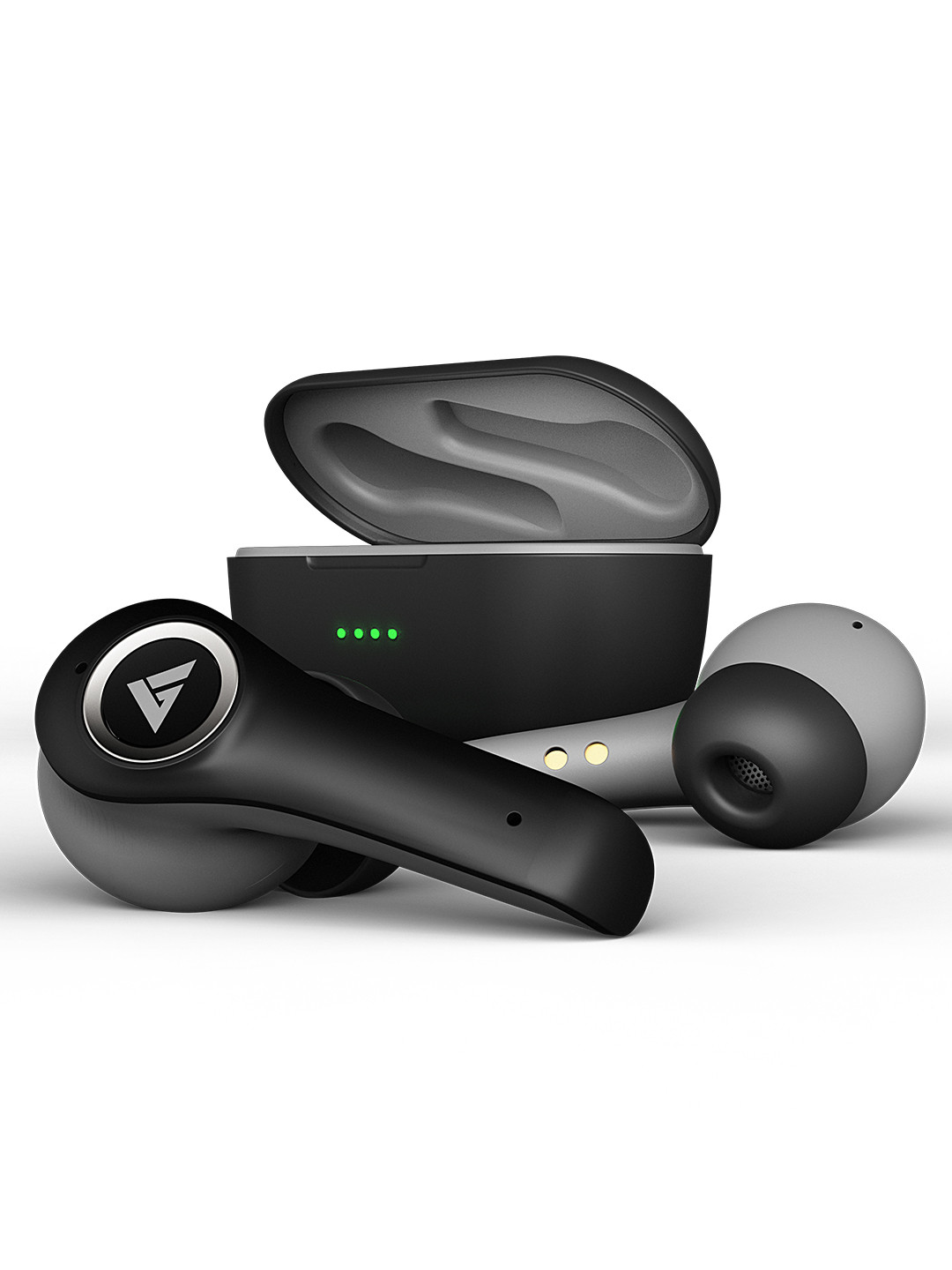 Buy BOULT AUDIO Black Airbass X50 With 40H Playtime Headphone ...