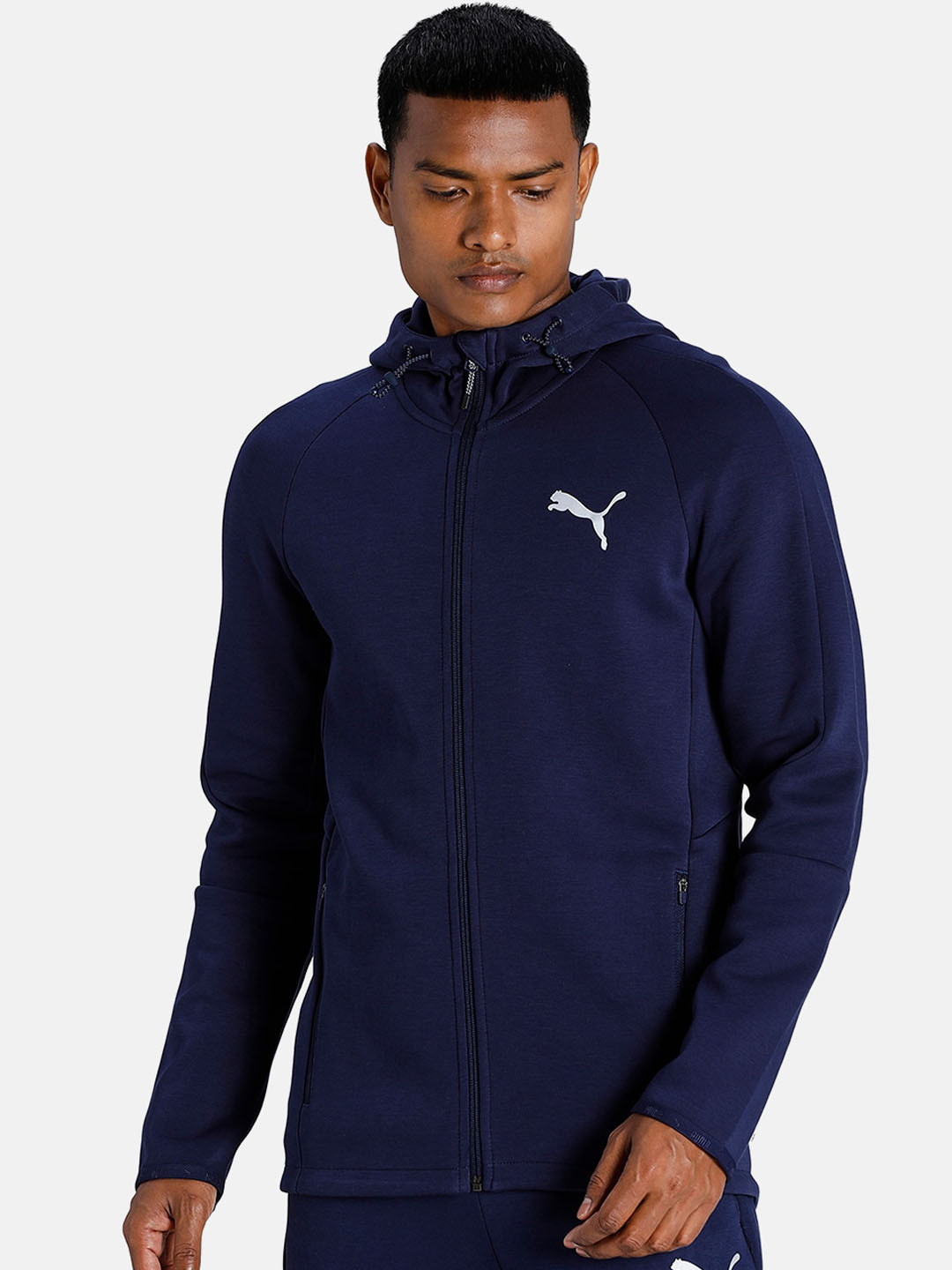 Buy Puma Men Navy Blue Outdoor Sporty Jacket - Jackets for Men 20935940 ...