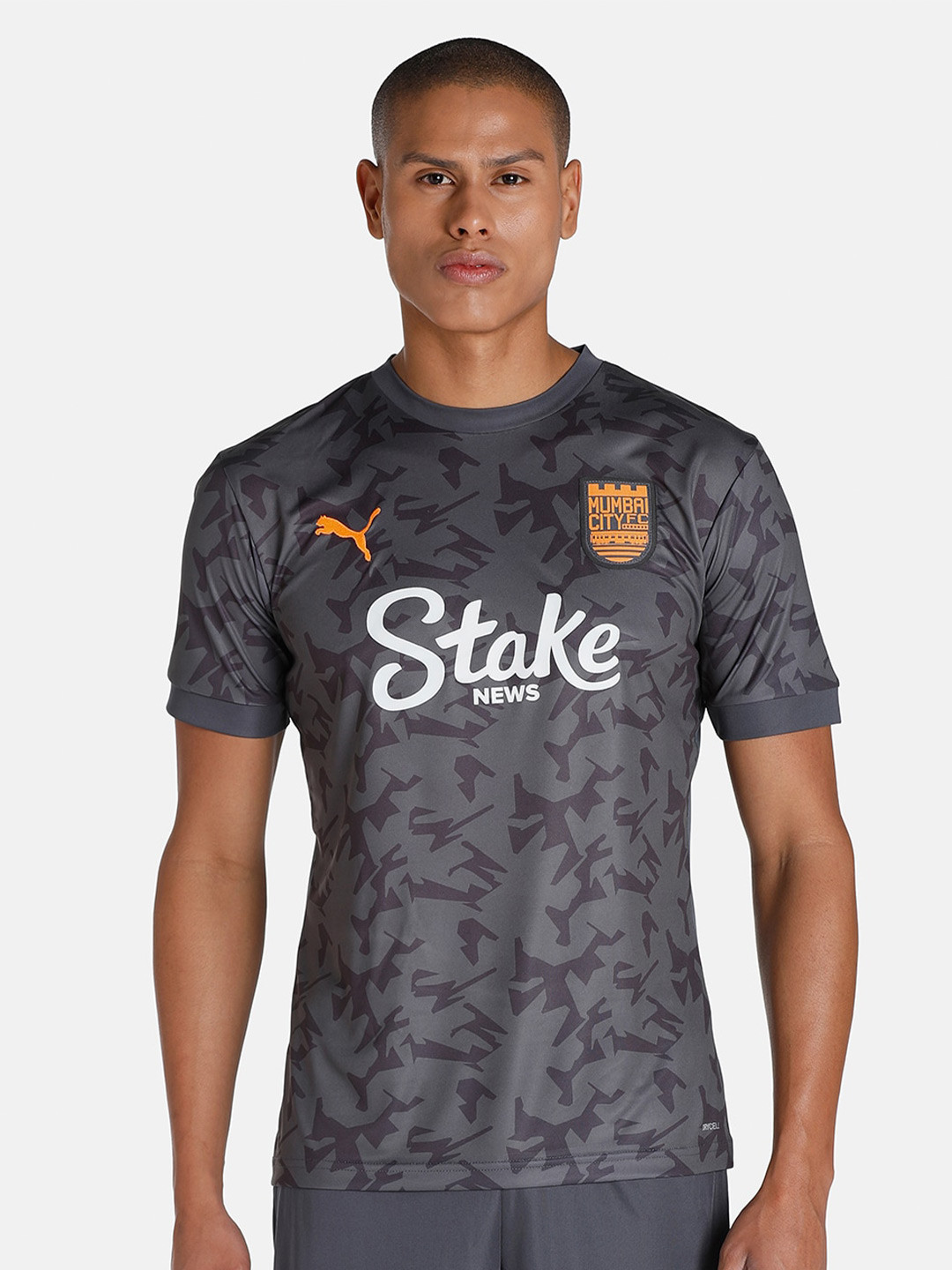 Buy Puma Men Mumbai City FC 22/23 Men's Away Jersey Printed Slim Fit T ...