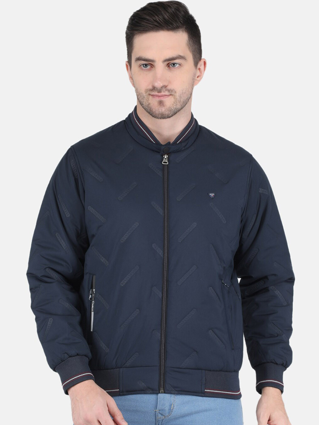 Buy Monte Carlo Men Navy Blue Bomber Jacket - Jackets for Men 20940488 ...