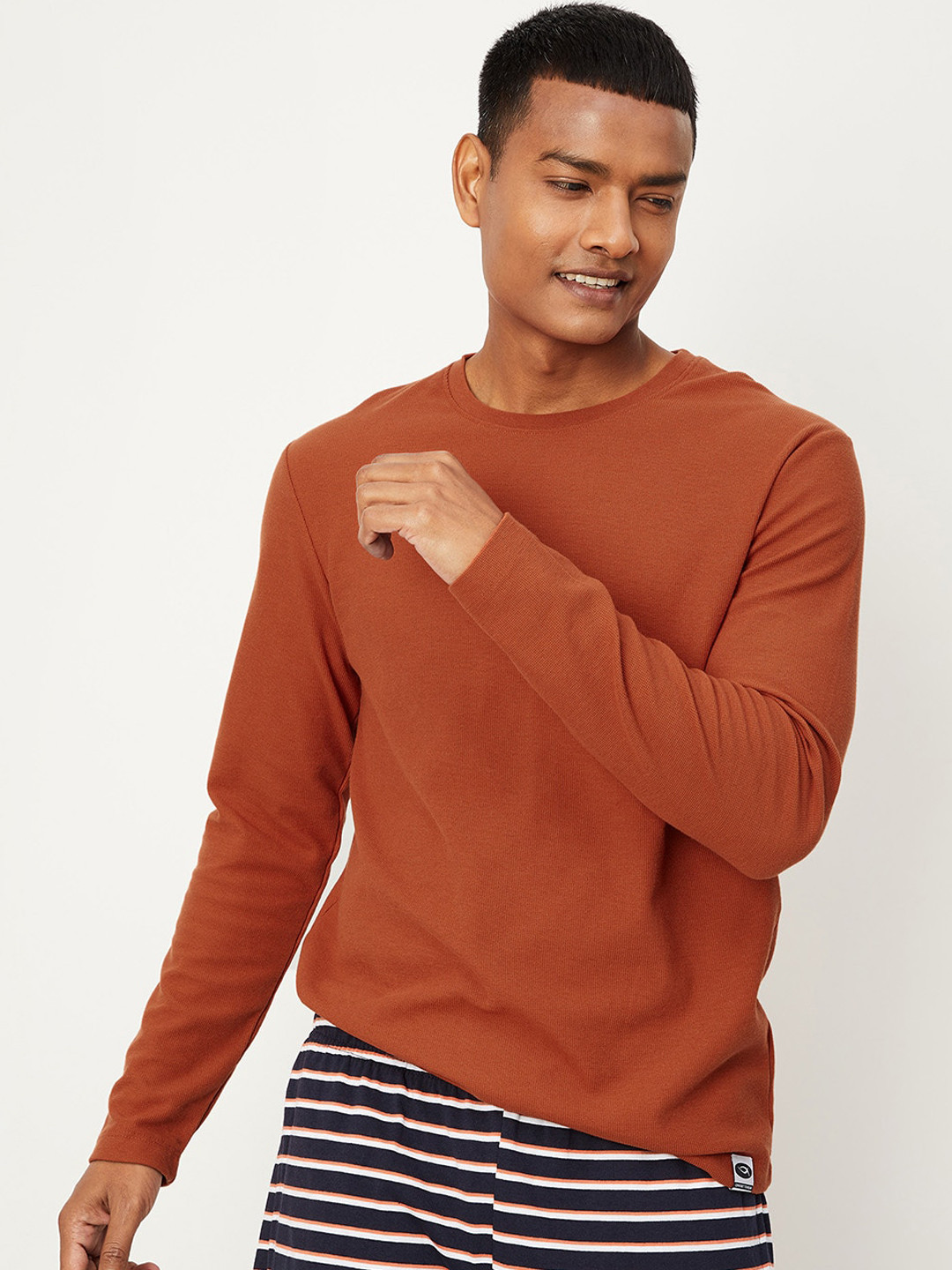 Buy Max Men Rust Coral Lounge T Shirt - Lounge Tshirts for Men 20961922 ...