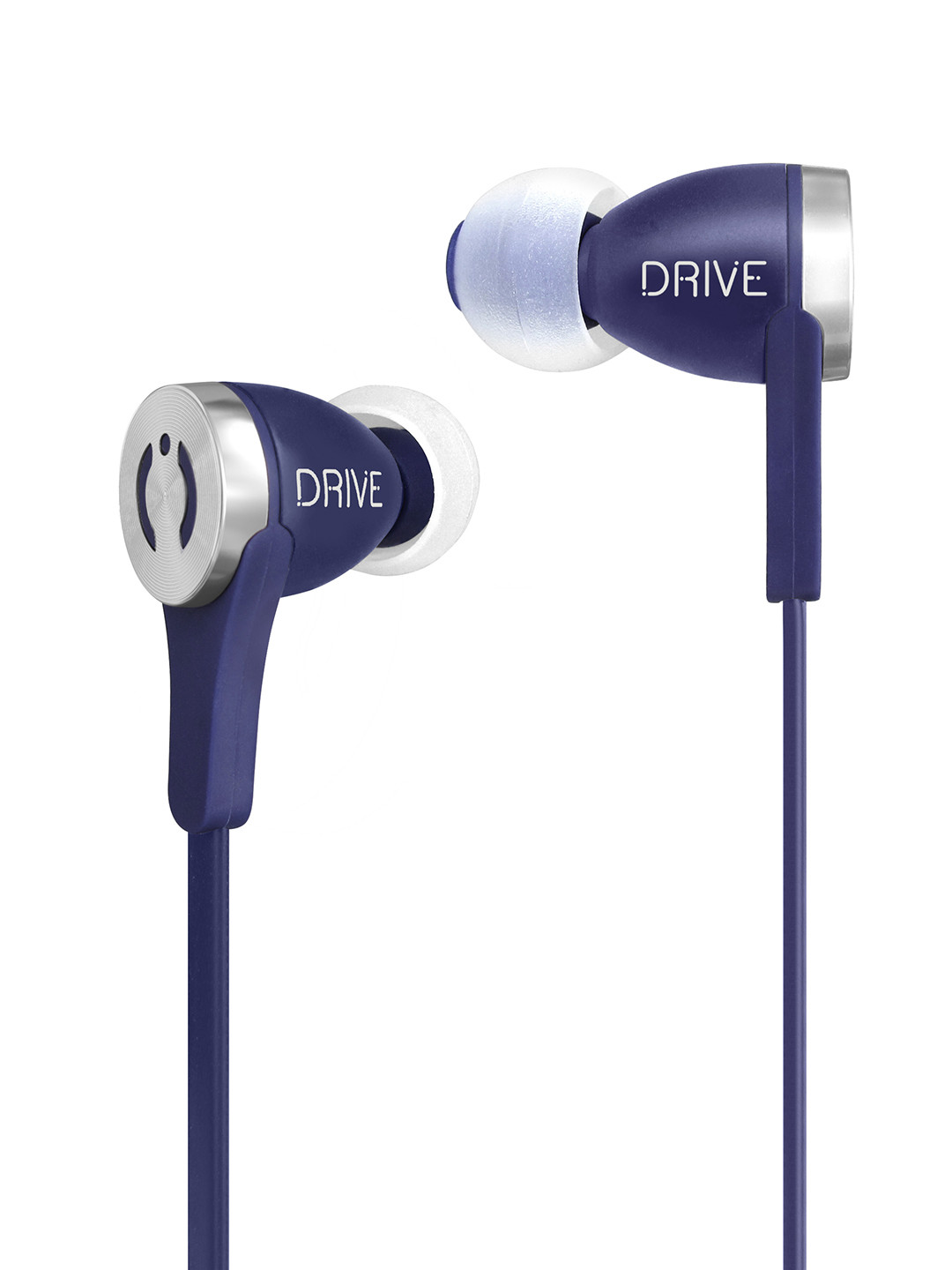 Buy Muve Acoustics Navy Blue Premium Drive In Ear Earphones With Mic ...