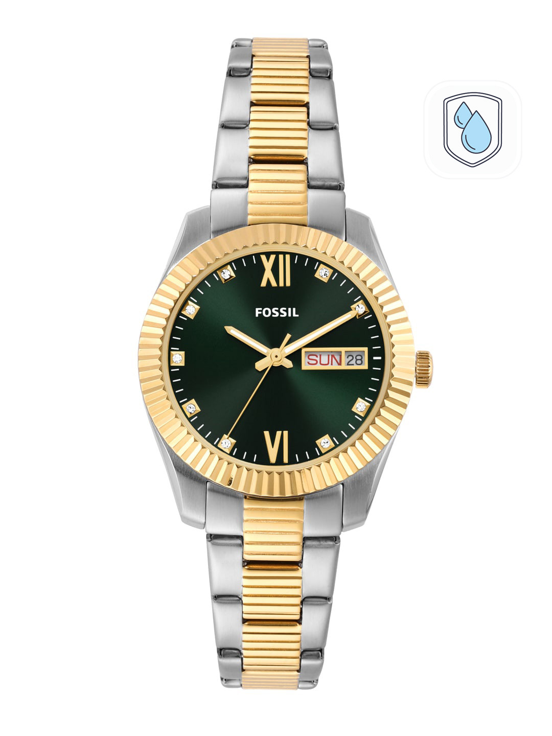 Buy Fossil Women Green Scarlette Analogue Watch ES5240 - Watches for ...