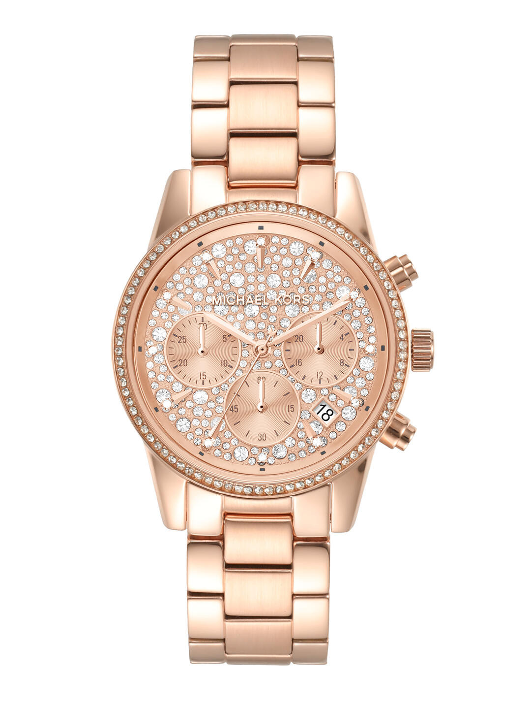 Buy Michael Kors Bryant Rose Gold Watch MK7302 - Watches for Women ...