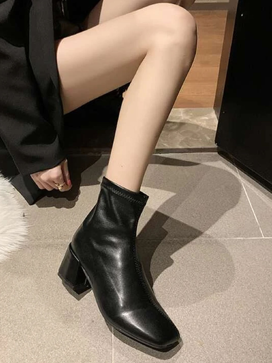 Buy Shoetopia Women Black Regular Boots - Boots for Women 20972866 | Myntra