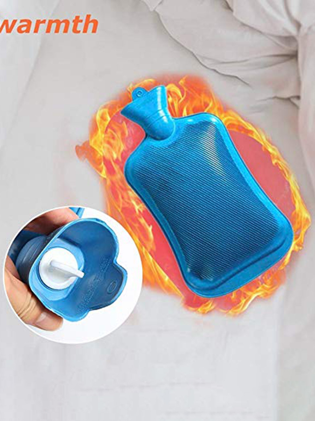 Buy Alexvyan Blue Non Toxic Natural Rubber Hot & Cold Water Bag With ...