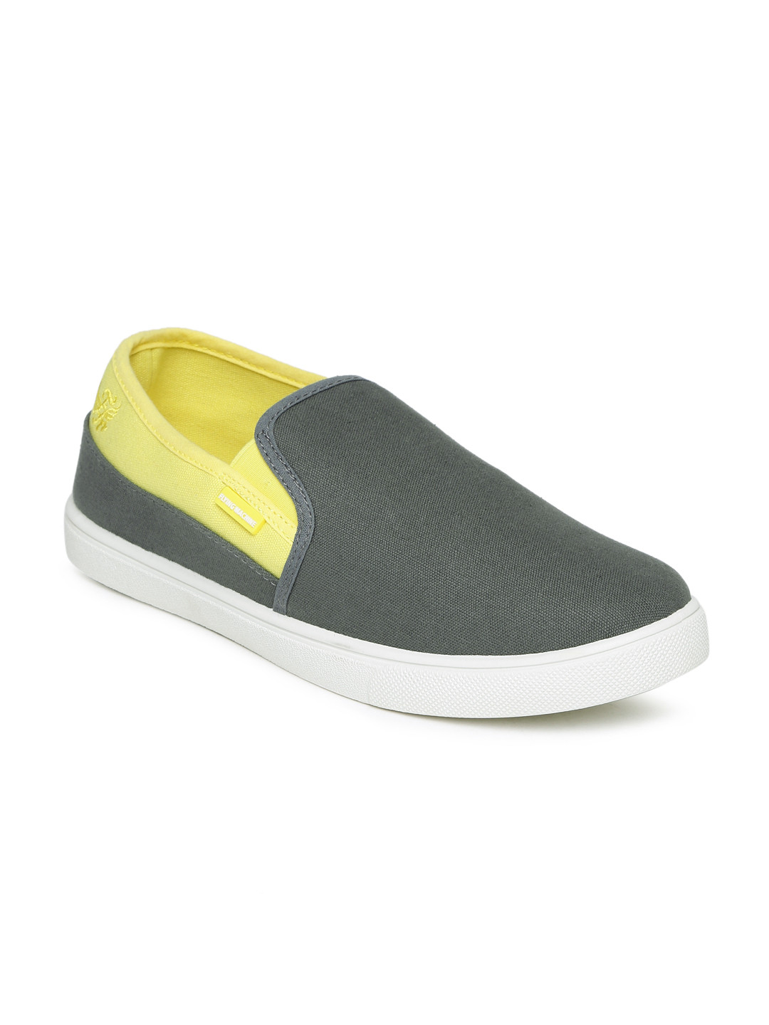 Buy Flying Machine Men Grey James Slip On Sneakers - Casual Shoes for ...