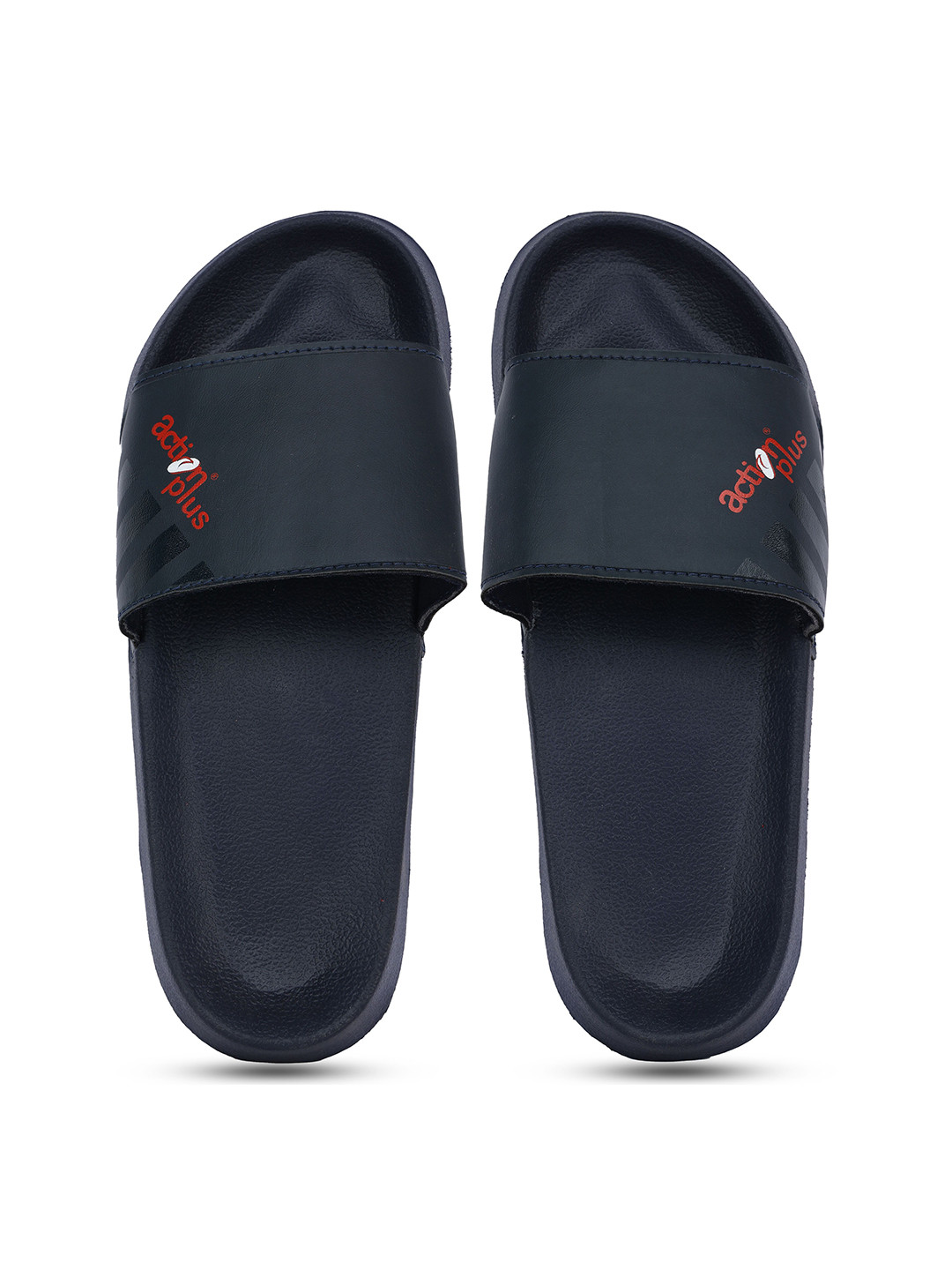 Buy Action Plus Men Navy Blue Sliders - Flip Flops for Men 20990322 ...