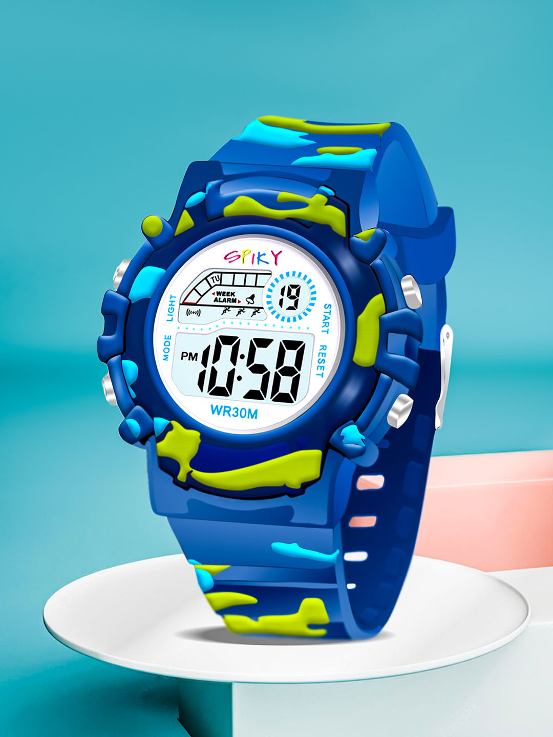 Buy Spiky Kids Printed Dial Digital Automatic Watch SPKEVA8 - Watches ...