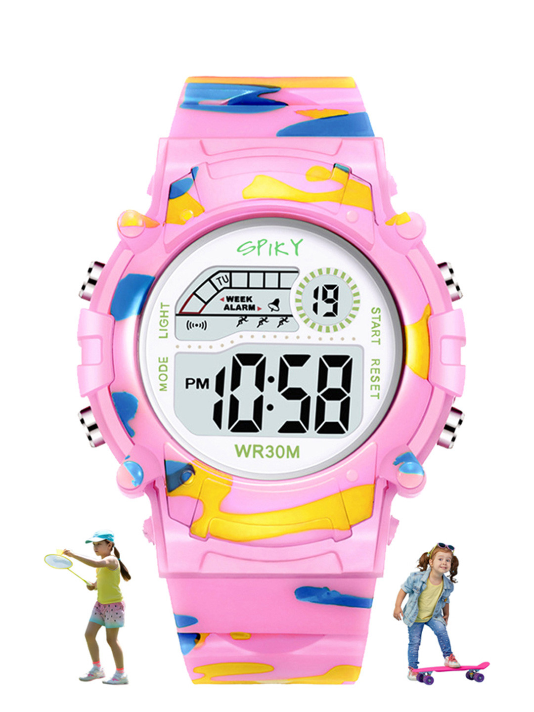 Buy Spiky Kids Digital Automatic Watch SPKEVA8 - Watches for Unisex ...