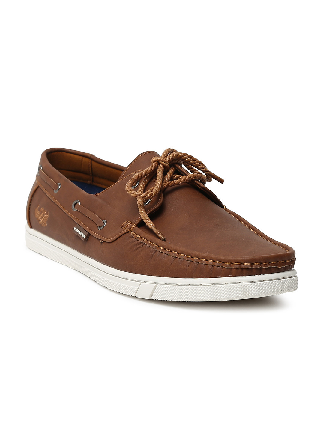 Buy Flying Machine Men Brown James Boat Shoes - Casual Shoes for Men ...