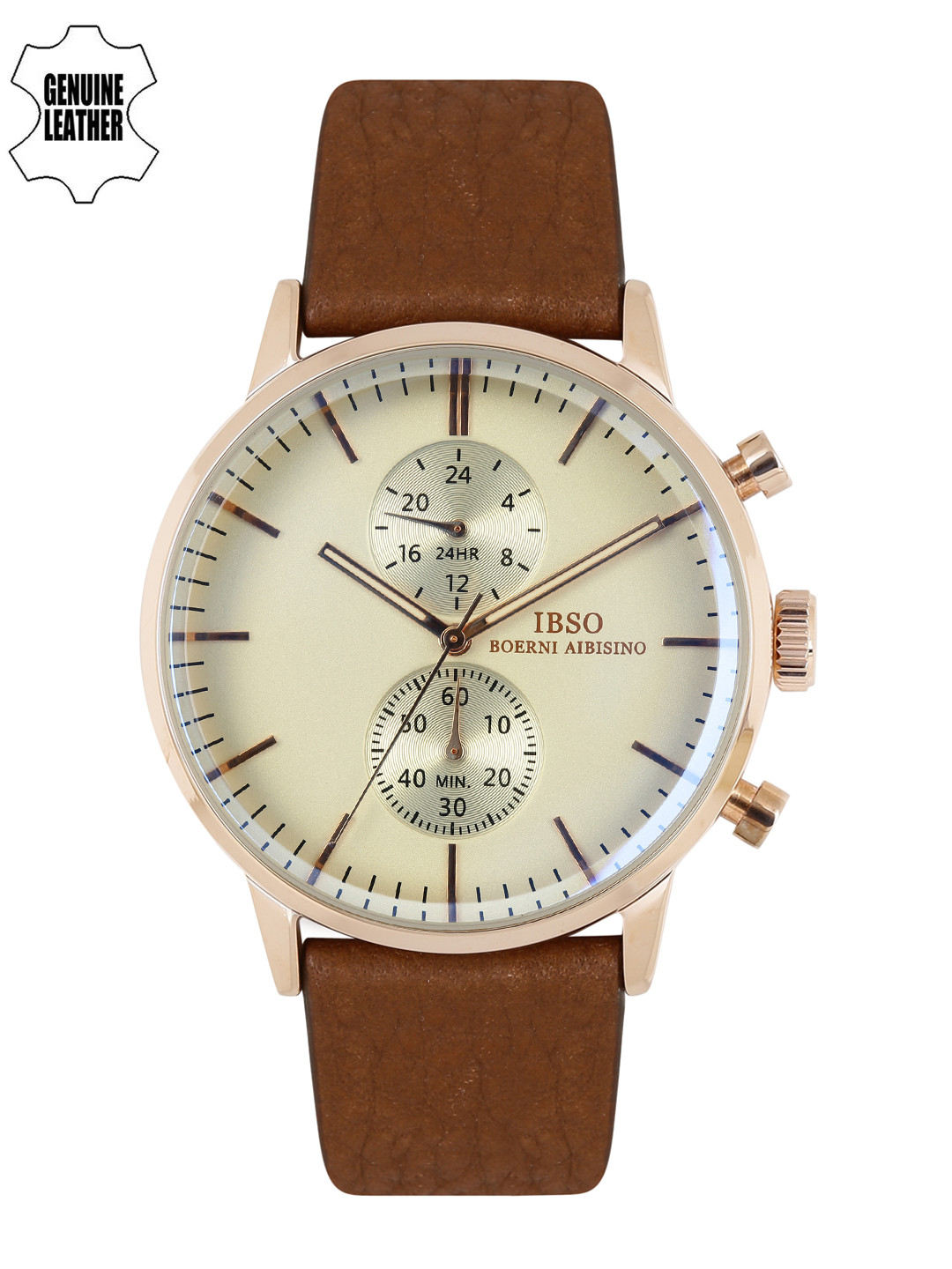 Buy IBSO Men Gold Toned Analogue Watch S8256ABR - Watches for Men ...