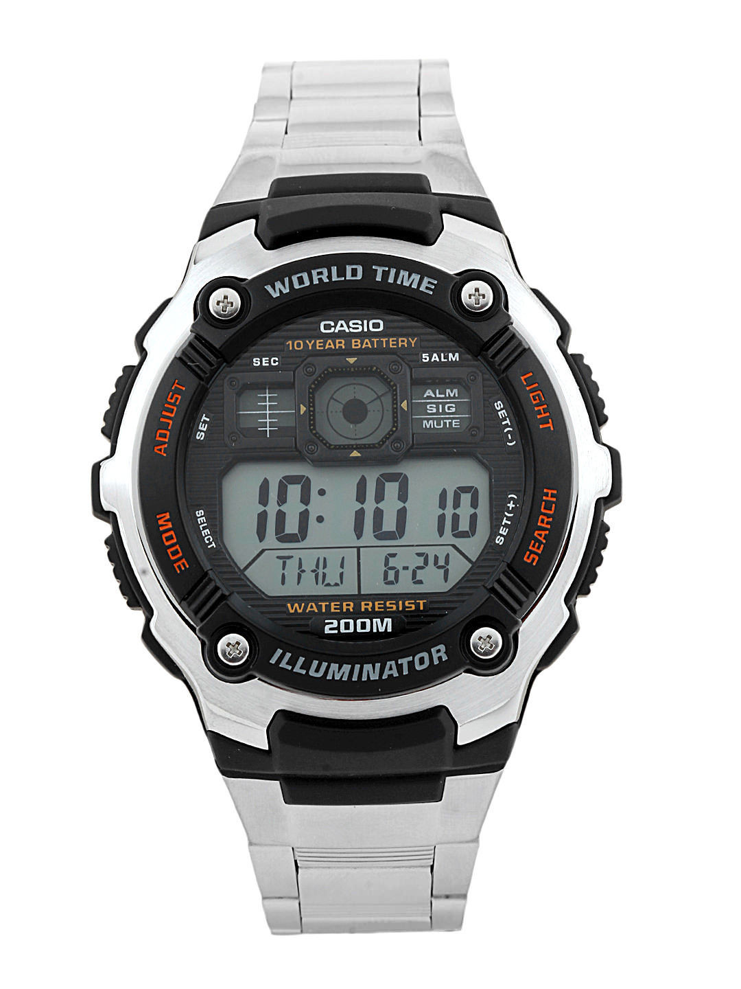 Buy Casio Youth Digital Men Silver Digital Watch D084 AE 2000WD 1AVDF ...