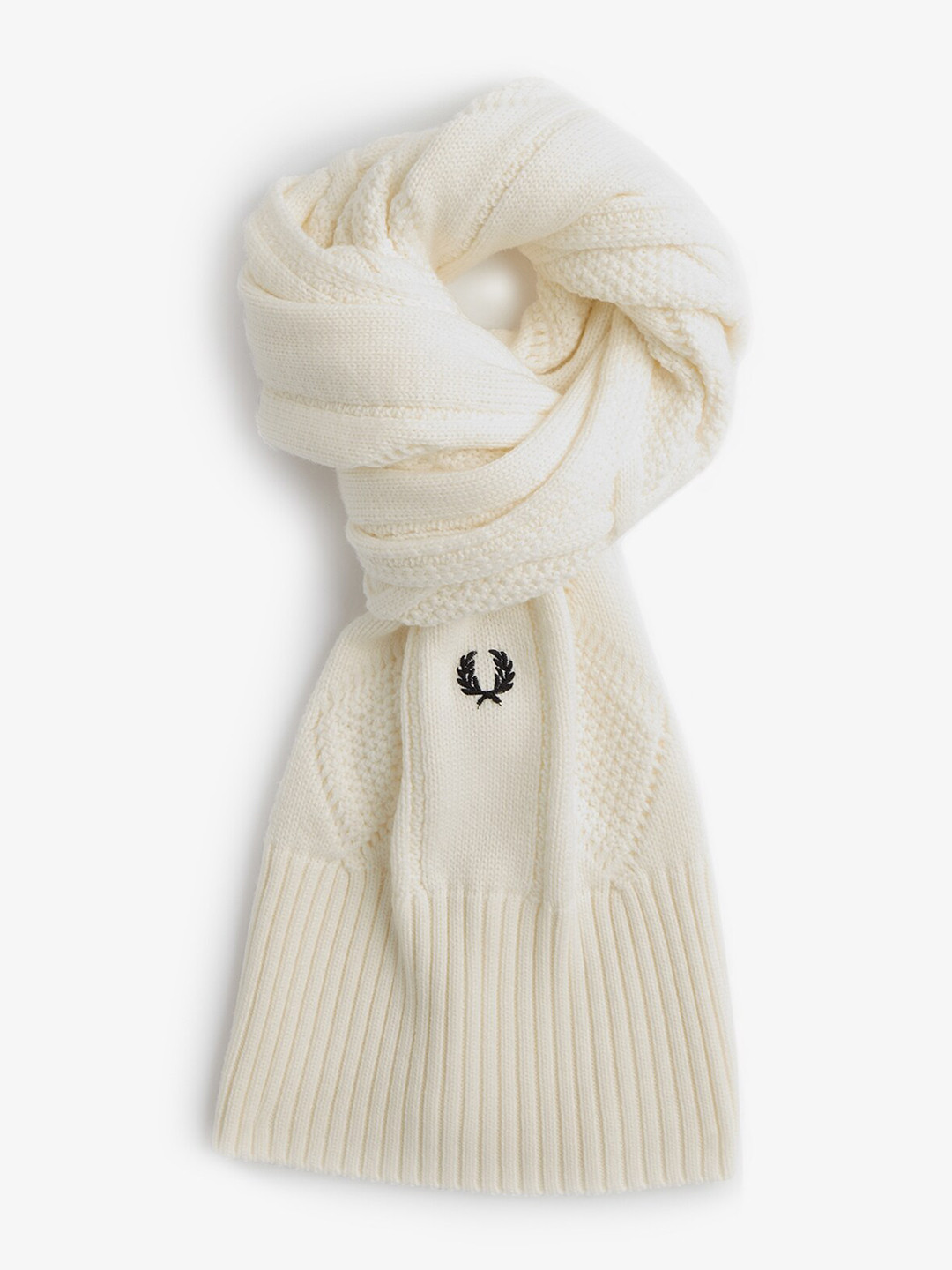 Buy Fred Perry Men Cream Coloured Scarf - Scarves for Men 21002238 | Myntra