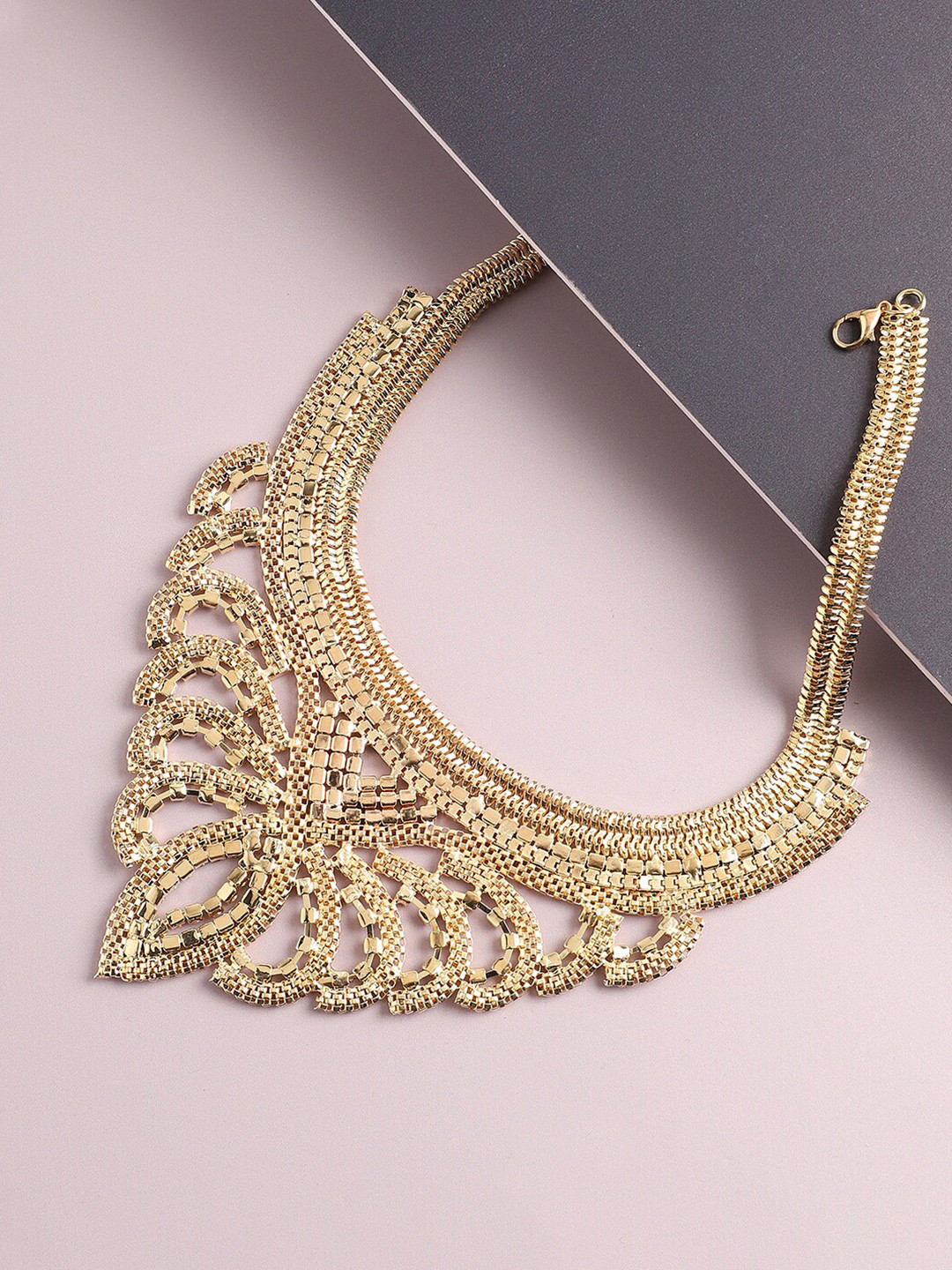 Buy SOHI Gold Plated Designer Stone Statement Necklace - Necklace And Chains for Women 21005804 ...