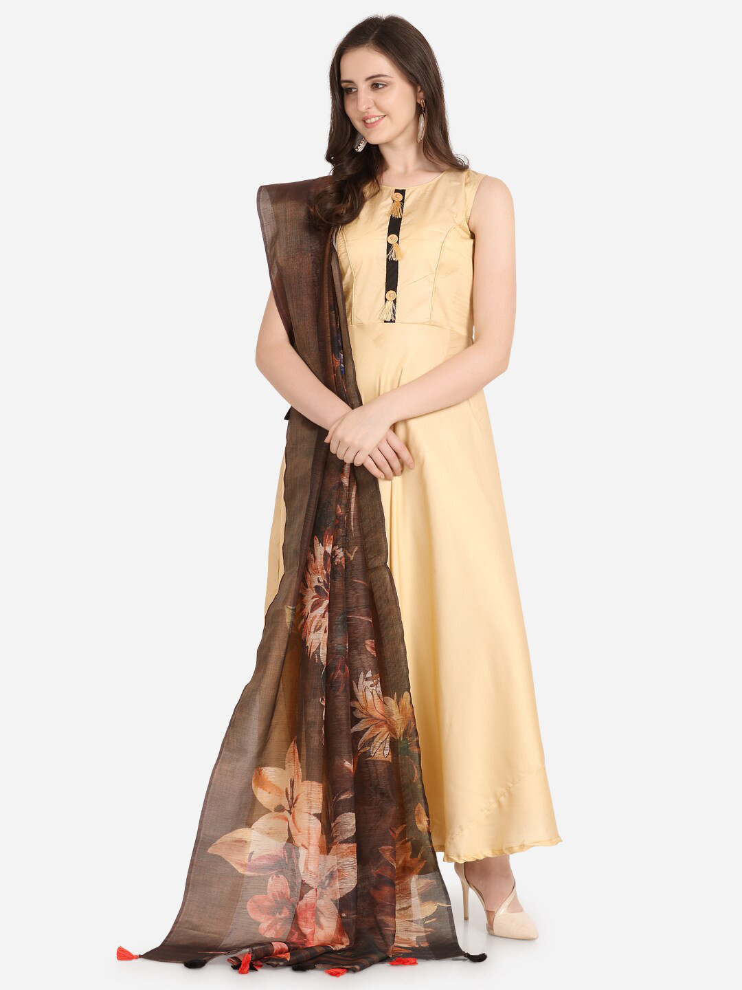 Buy Kaizen TEXO FAB Printed Linen Dupatta - Dupatta for Women 21008208 ...